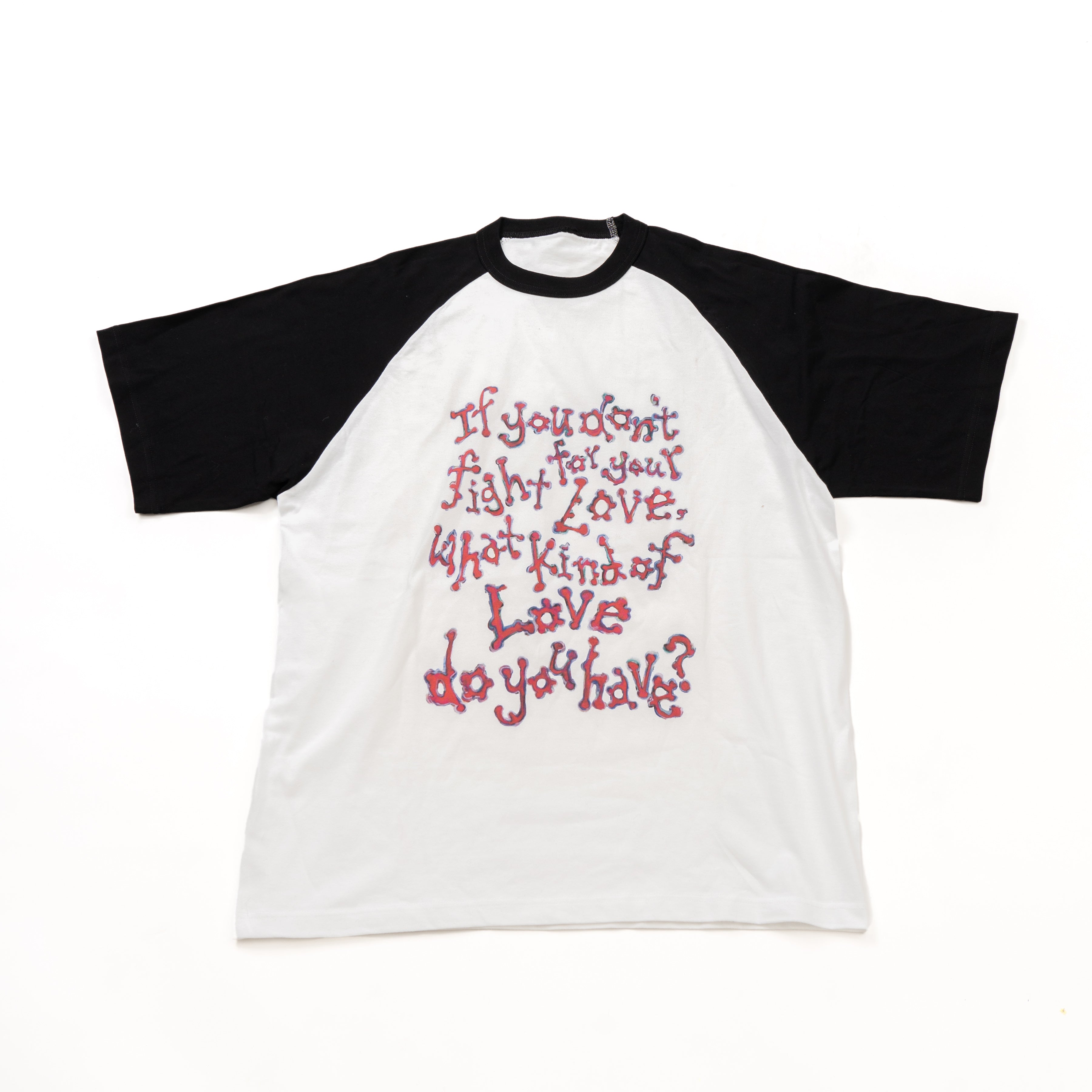 Decide Love Raglan Tee [WHITE & BLACK] – libertyhills