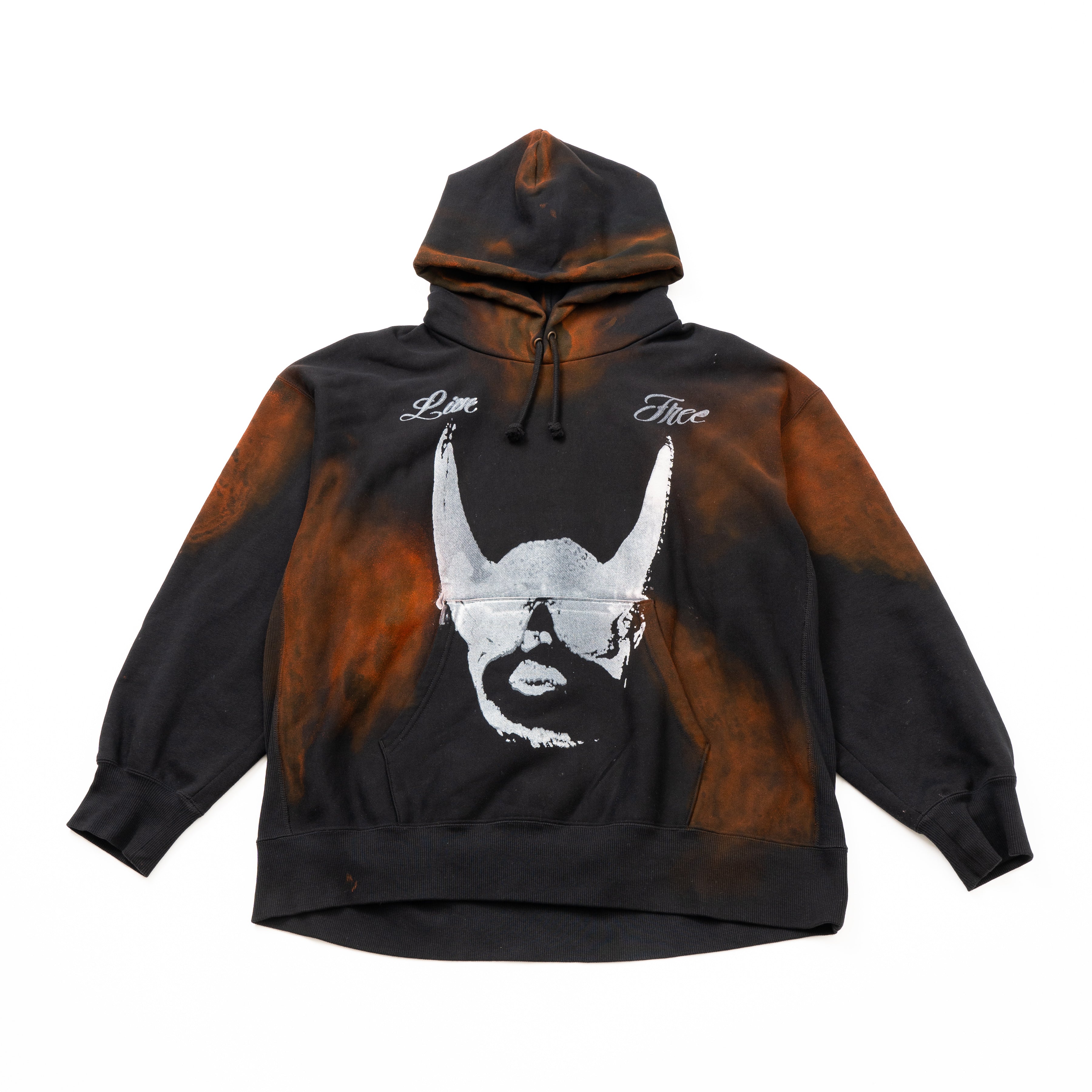 Devils Hooded Sweatshirt [BLACK&ORANGE] – libertyhills